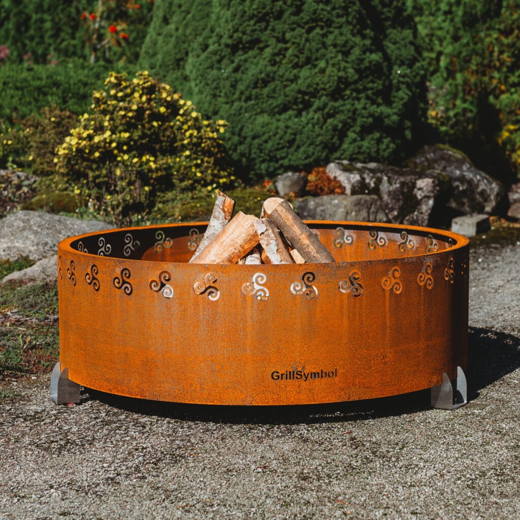 Buy Corten Stainless Steel Fire Pit | Corten Outdoor Fire Bowl